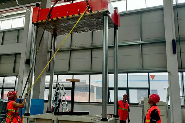 Installation – Chengdu Zhengxi Hydraulic Press