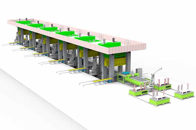 Press Line Automation | Professional Automation Press Line Solution ...