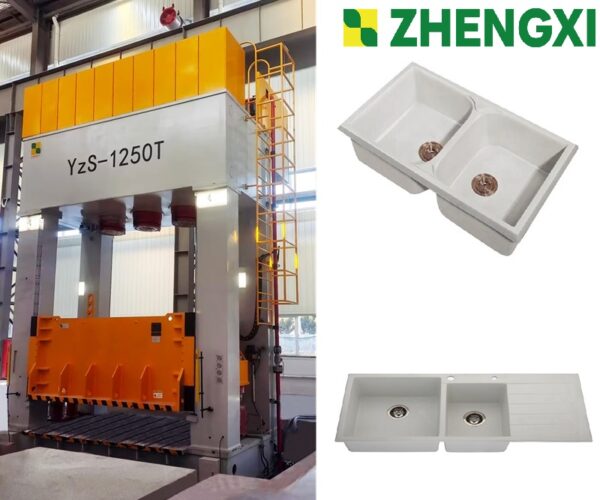 630T Quartz Stone Sink Forming Hydraulic Press - Zhengxi